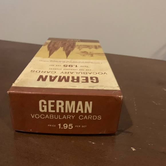 Other | German Vocabulary Card Deck Vintage | Poshmark